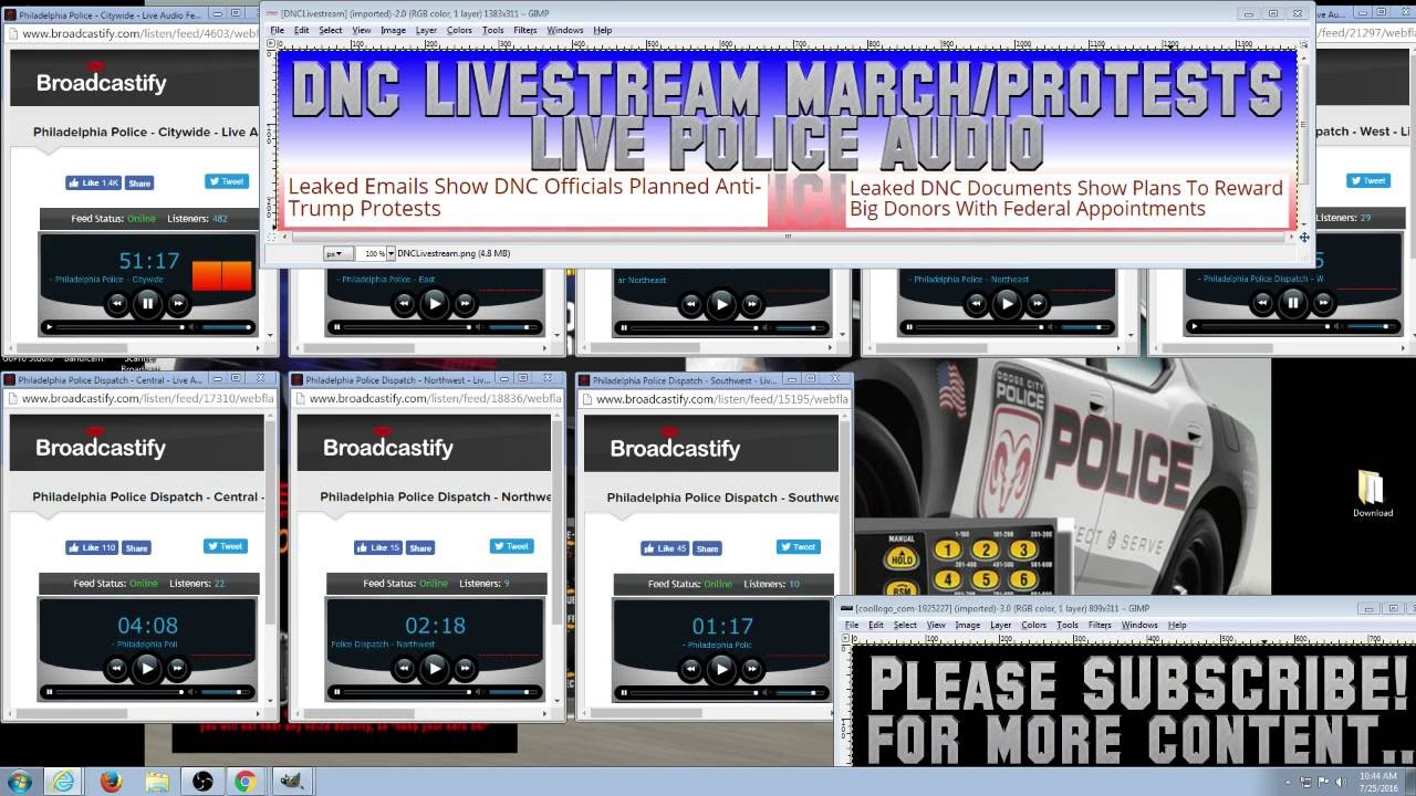 DNC PROTEST LIVE STREAM: VIDEO FEEDS - July 25, 2016 - YouTube