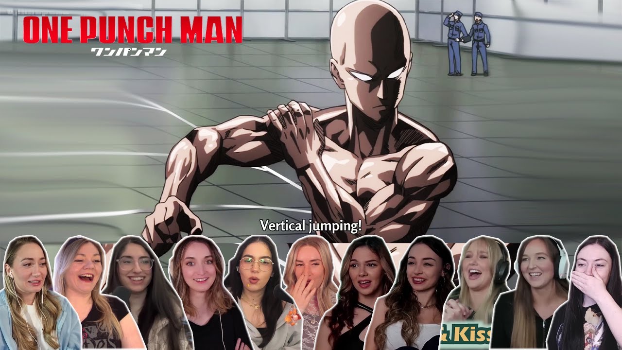 Saitama Destroys Training Regimen | One Punch Man Episode 5 Girls ...