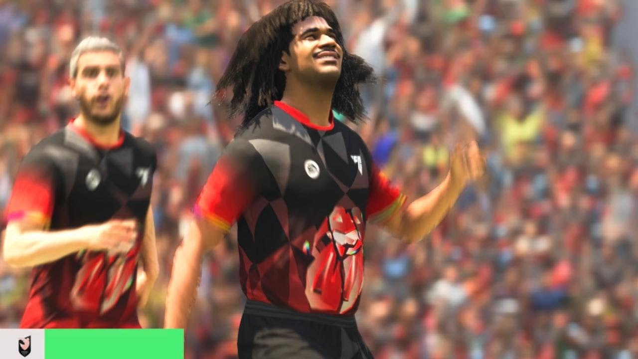 Ruud Gullit free kick goal Draft - YouTube