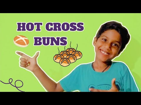 Hot cross Buns rhyme by Aayu || Nursery rhymes || Preschool rhymes ...