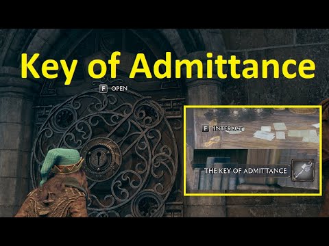 Where to find the Key of Admittance and location to use in Hogwarts Legacy. What do you do with ...