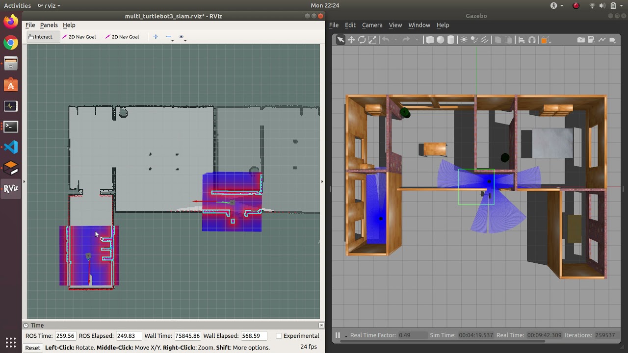 ROS | Multi-robot SLAM - YouTube