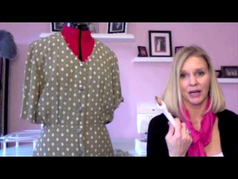 Easy Sewing Project Thrift Store Dress Refashion - YouTube