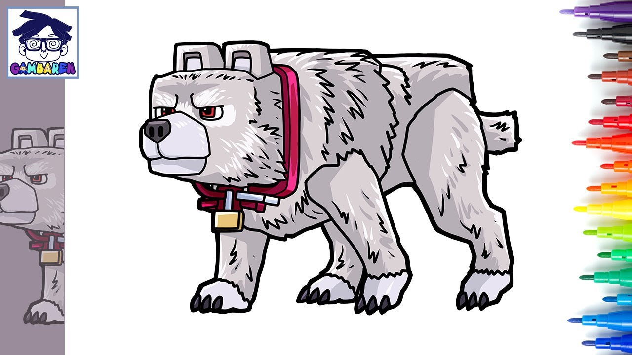 Cara Menggambar DENNIS the DOG from Minecraft Movie | Game | easy step ...