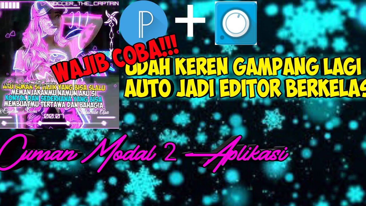 CARA/Mengedit mengunakan apk pixelab dan Ave player - YouTube