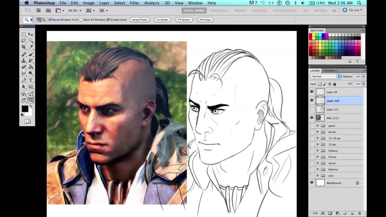 Drawing Connor - YouTube