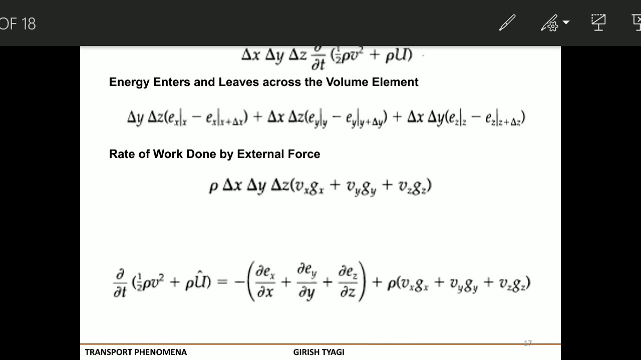 The Equation of Change: Energy Equation - YouTube