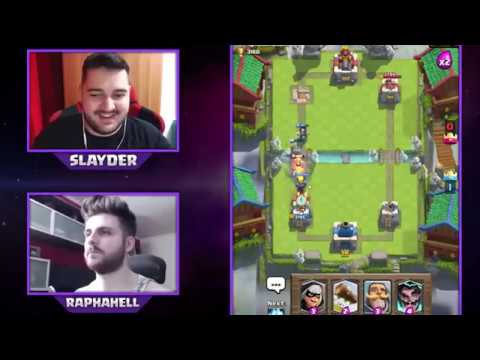 Cringe  Funny Moments with iRaphahell  xSlayder in Clash Royale 2