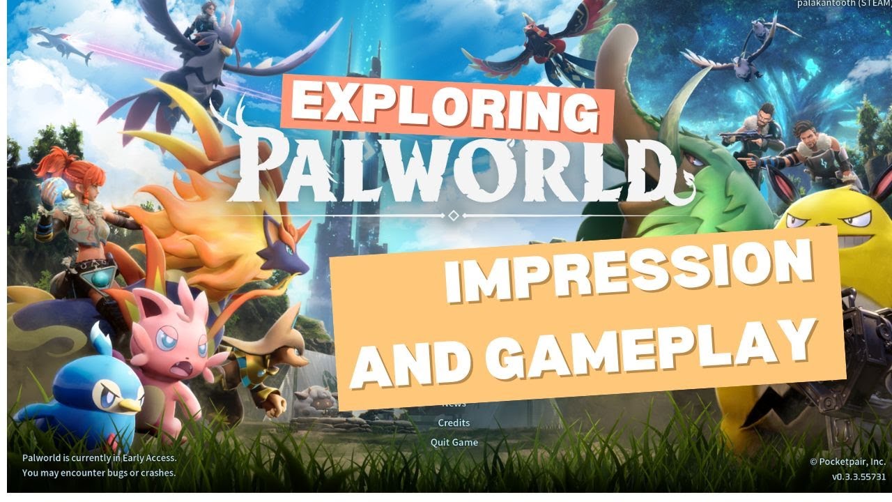 Exploring the World of Palworld: First Impressions and Gameplay! - YouTube