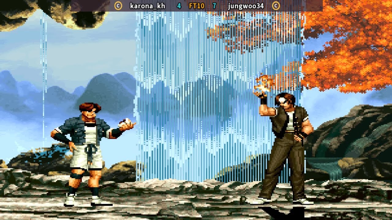 拳皇95 The King Of Fighters 95 | Fightcade 킹 오브 파이터즈95 karona_kh (kh) vs ...