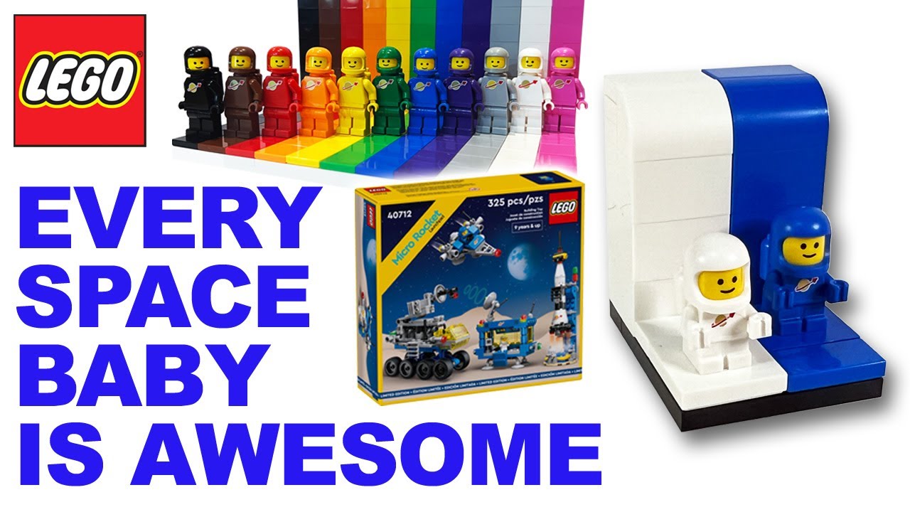 Every Space Baby is Awesome | MOD of Lego sets 40516 and 40712 | Micro ...