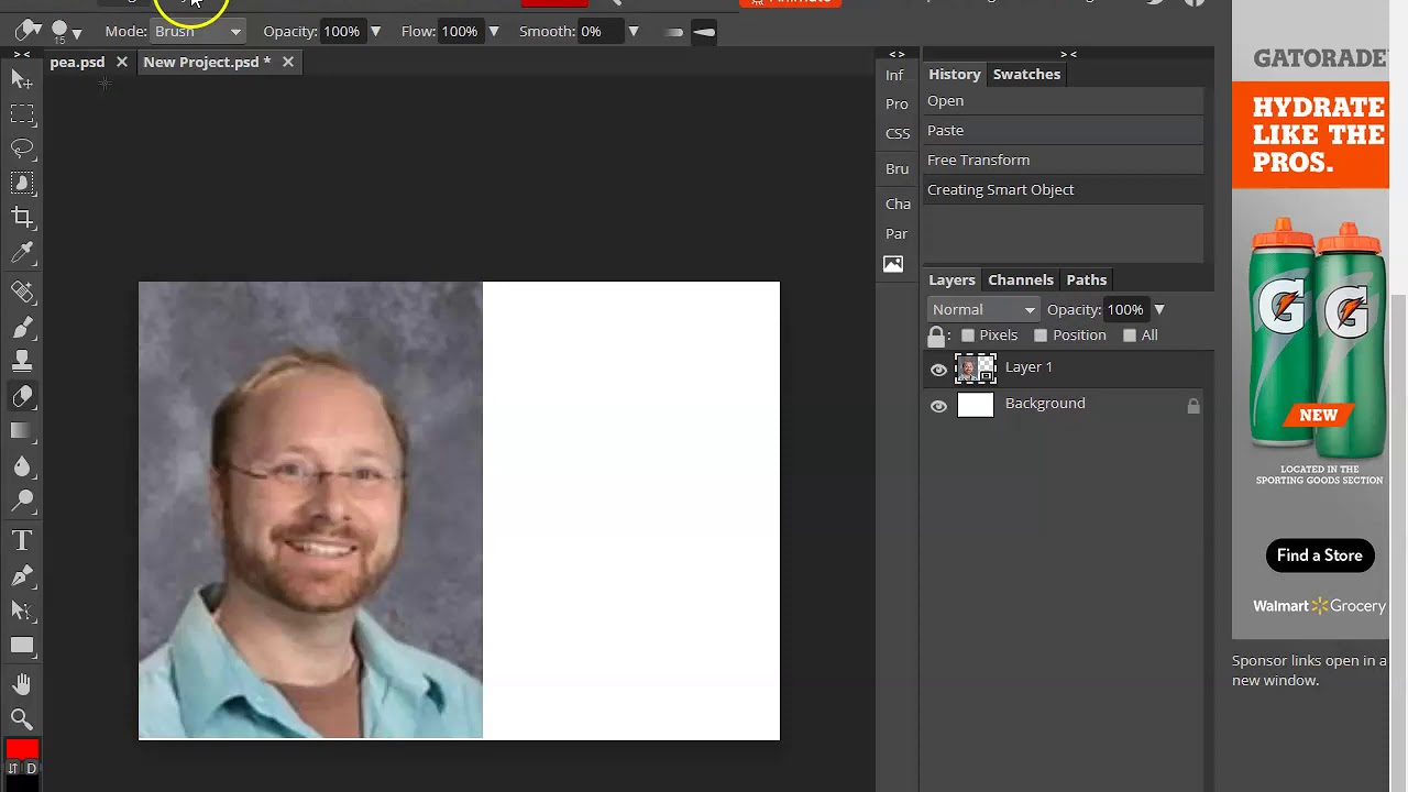 Photopea tut: smart layers - YouTube