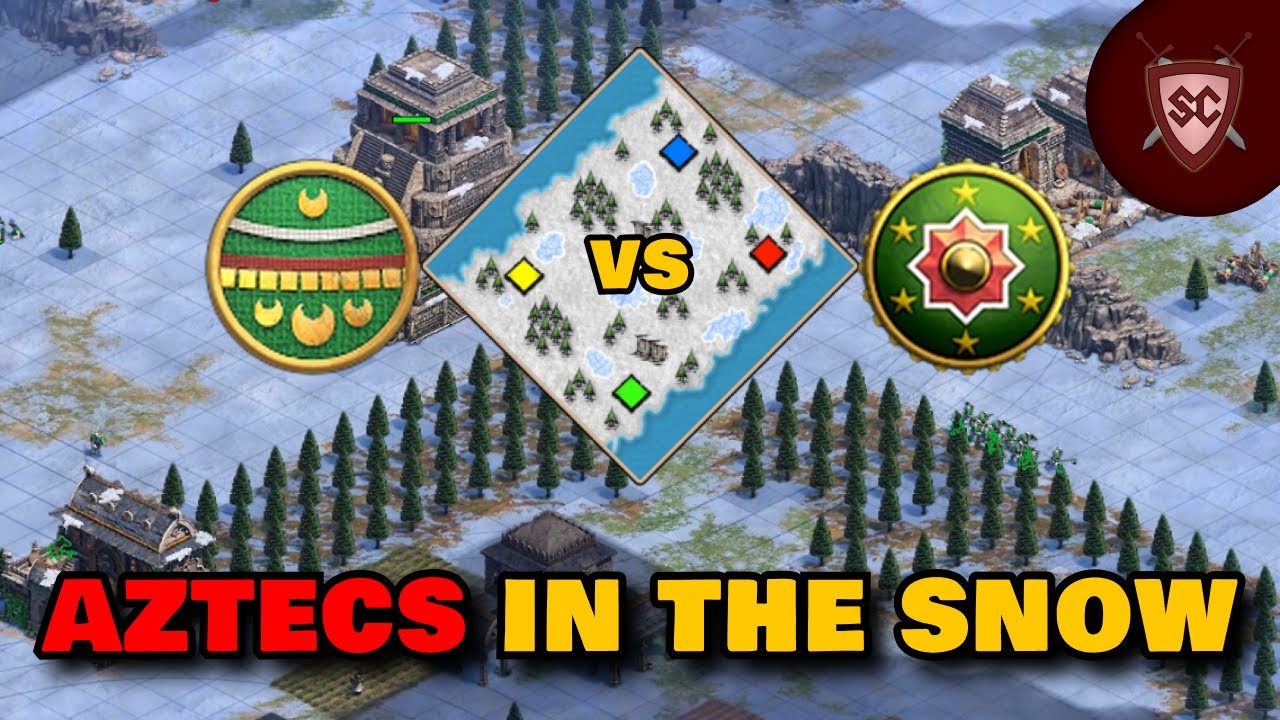 AoE2 DE | Aztecs in the snow | Aztecs vs Hindustanis | Scandinavia ...