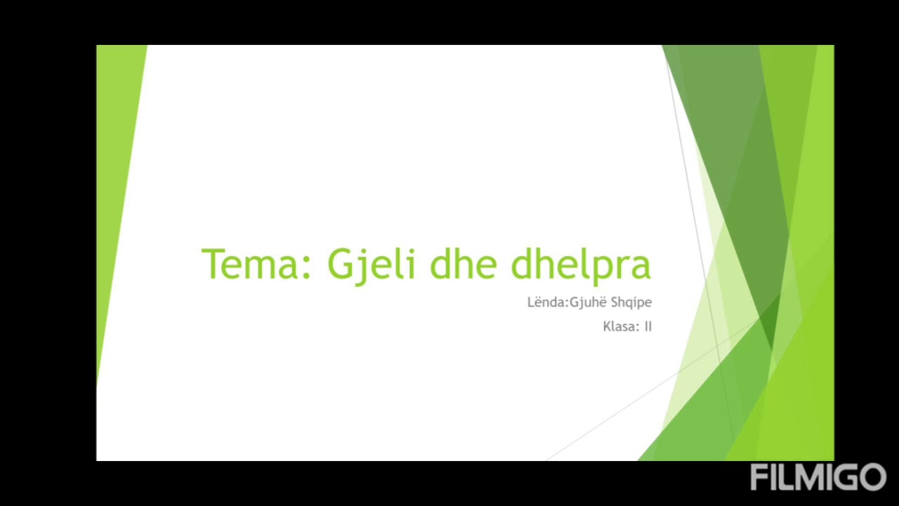 Klasa 2 Lënda : Gjuhë Shqipe Tema:Gjeli dhe dhelpra - YouTube
