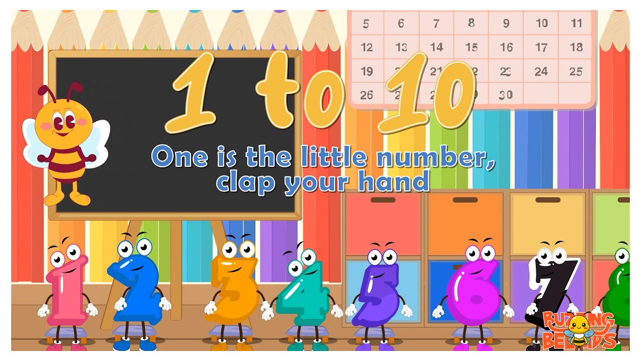 One is the little number, clap your hand Let's Count 1 to 10 - YouTube