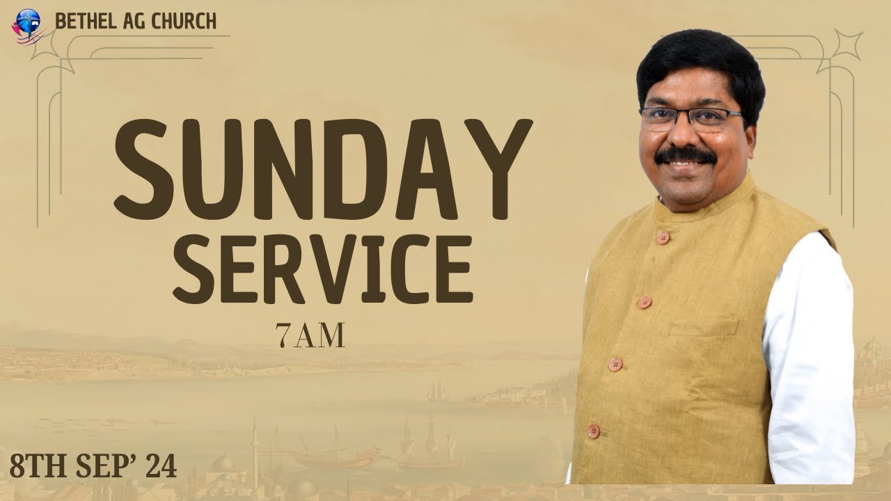 🔴LIVE SUNDAY MORNING 7AM SERVICE | 8TH SEP 2024 | PAS. VAHITHA ...