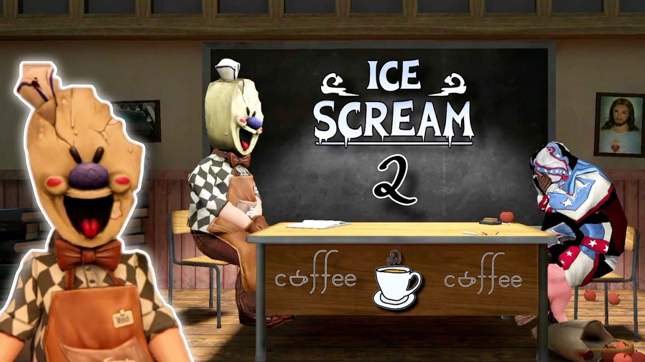 Ice Scream 8 Coffee Rod Is Here in Ice Scream 2 | Ice Scream 2 - YouTube