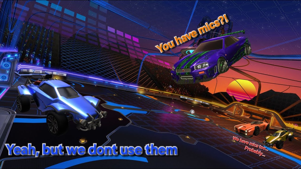 Rocket league!!! people use mics? I never knew... - YouTube