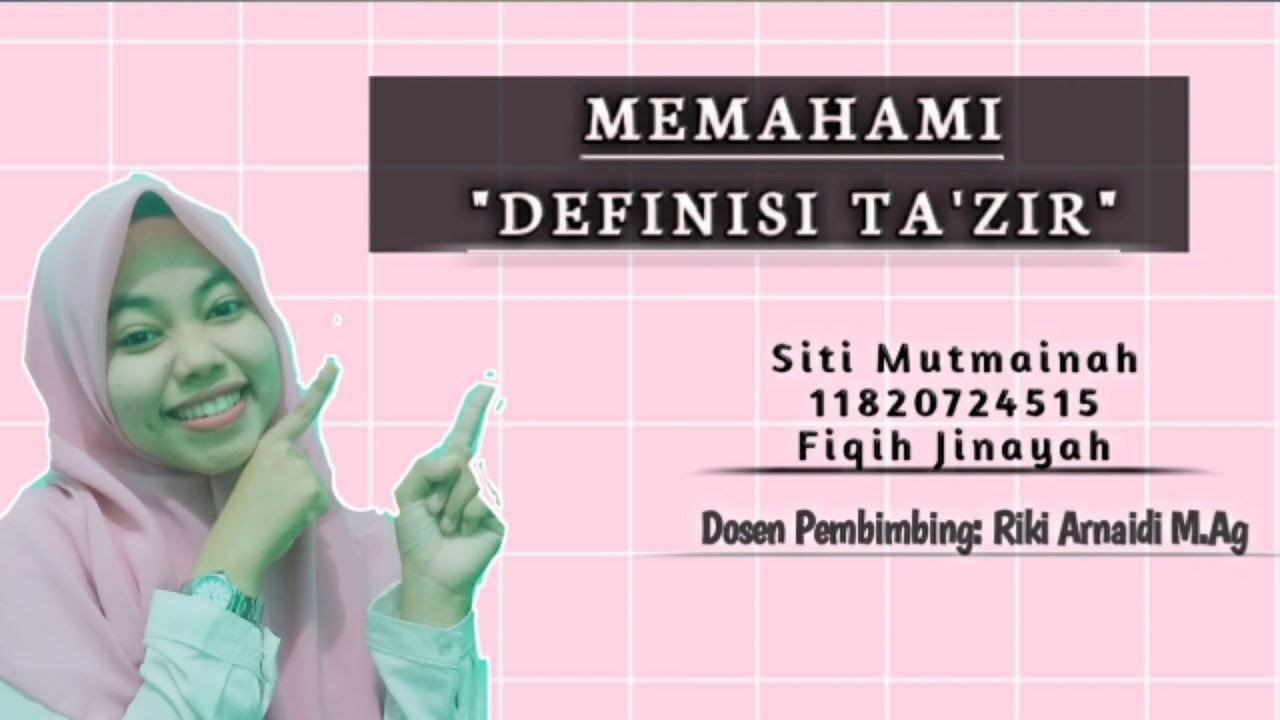 Definisi Ta'zir - YouTube