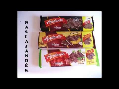 ANDANTE WAFERS SLOVAKIA: CHOCO&BANANA, EXTRA CHOCO, CHOCO&NUT - YouTube