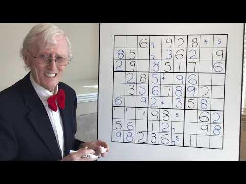 Tutorial #80 A difficult sudoku puzzle made easy - YouTube