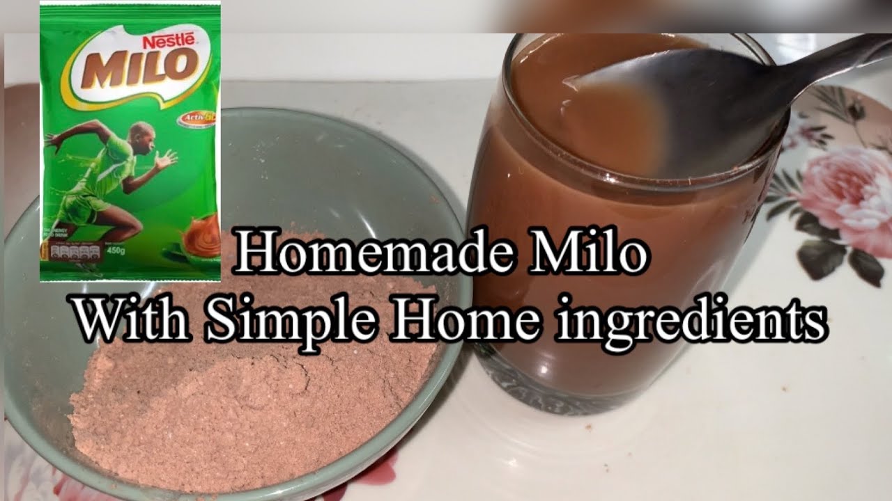 HOMEMADE MILO RECIPE | How to Make Milo powder at Home For beginners ...
