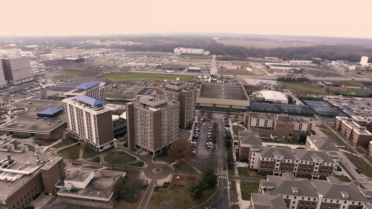 Indiana State University Aerial View - YouTube