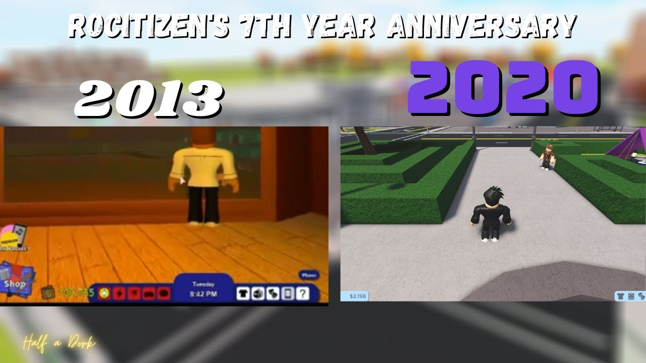 7th Year anniversary of RoCitizens... | Roblox RoCitizens - YouTube