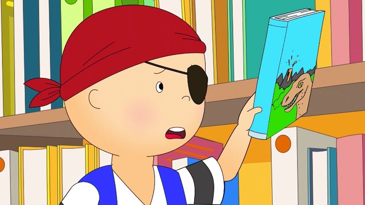 Caillou and the World Book Day | Caillou New Adventures | Cartoons for ...