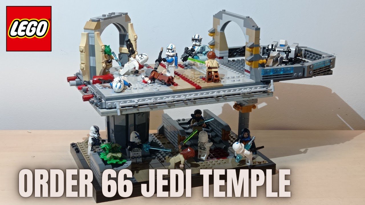 ORDER 66 IN JEDI TEMPLE / Lego Star Wars moc - YouTube
