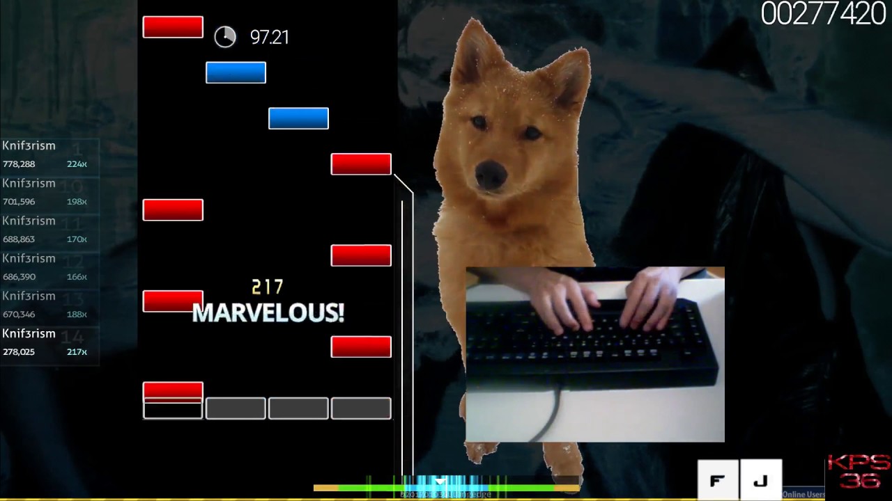 osu!mania 4K - DEV/NULL - Rave 7 [Hard] but Heavy Breathing Also it's a ...