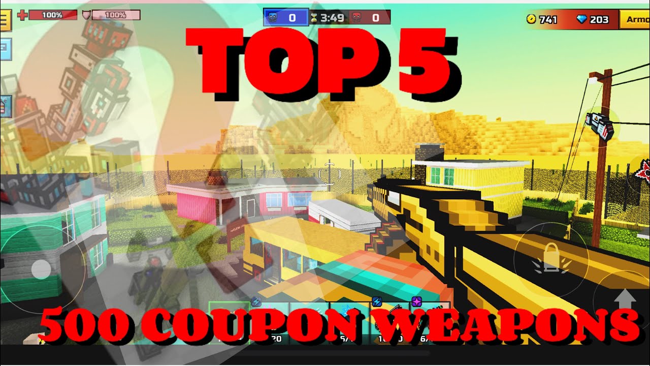 TOP 5 500 COUPON WEAPONS IN PG3D!🔥 (2025) - YouTube