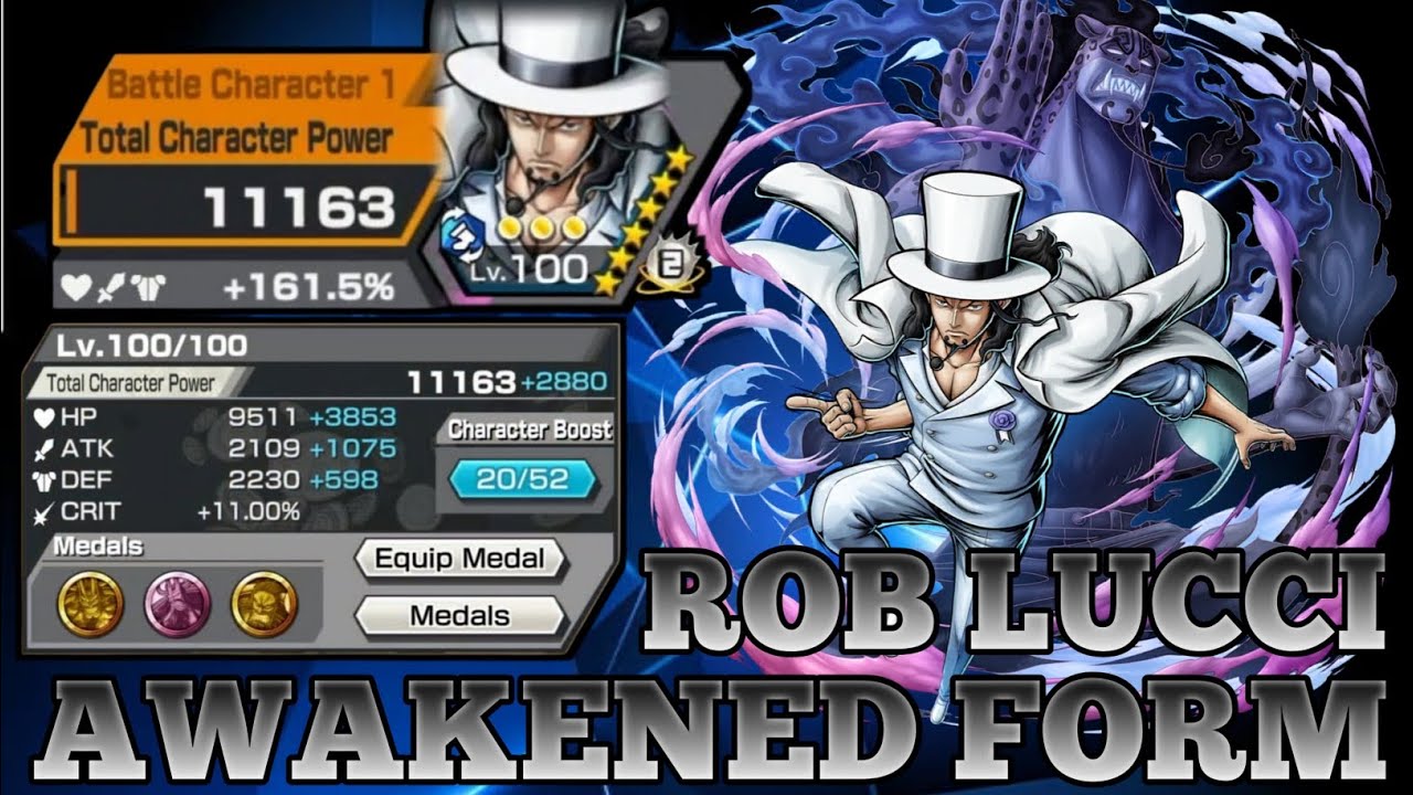ROB LUCCI | ONE PIECE BOUNTY RUSH | OPBR - YouTube