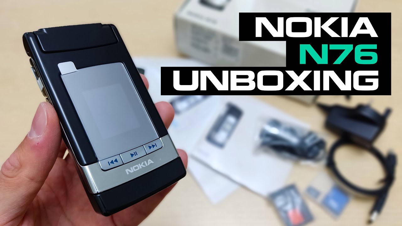Nokia N76 Unboxing 4K (RM-135) - Review - Full Pack with all ...