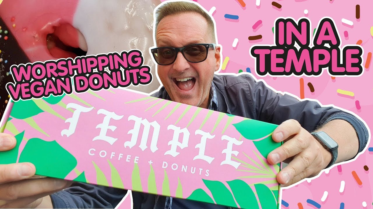 Worshipping Vegan Donuts in a Temple - YouTube
