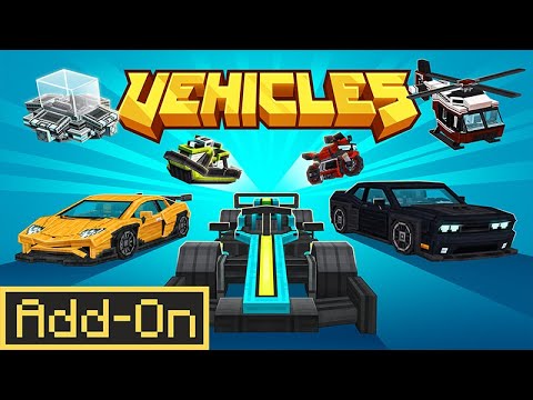 Vehicles Add-On | Minecraft Marketplace | Showcase - YouTube
