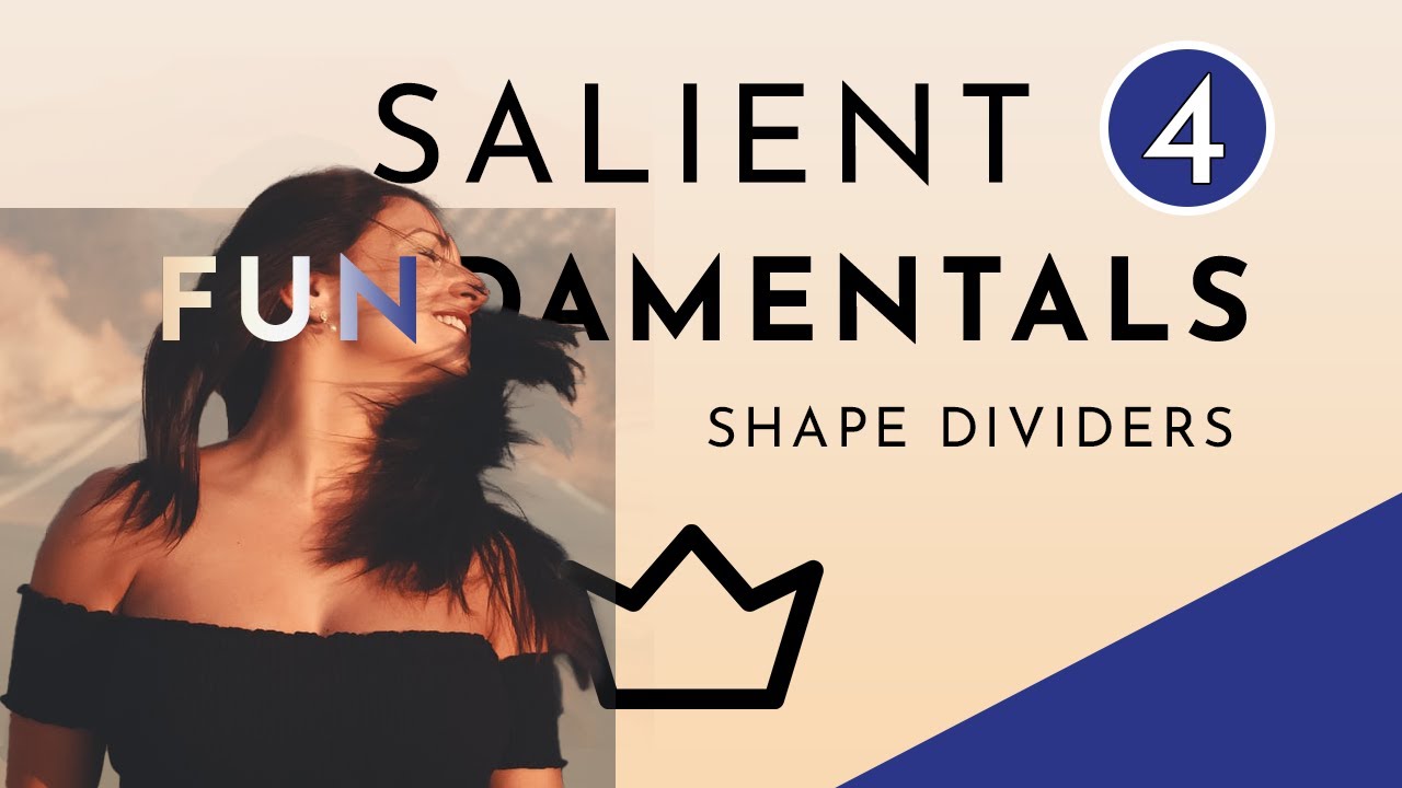 Salient Wordpress Theme - Beginner Tutorial Series (Shape Divider) - YouTube