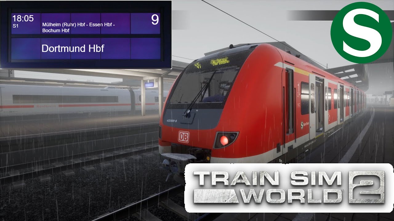 BR 422 als S1 Richtung Dortmund ( Von Duisburg nach Essen ) SBahn Rhein ...