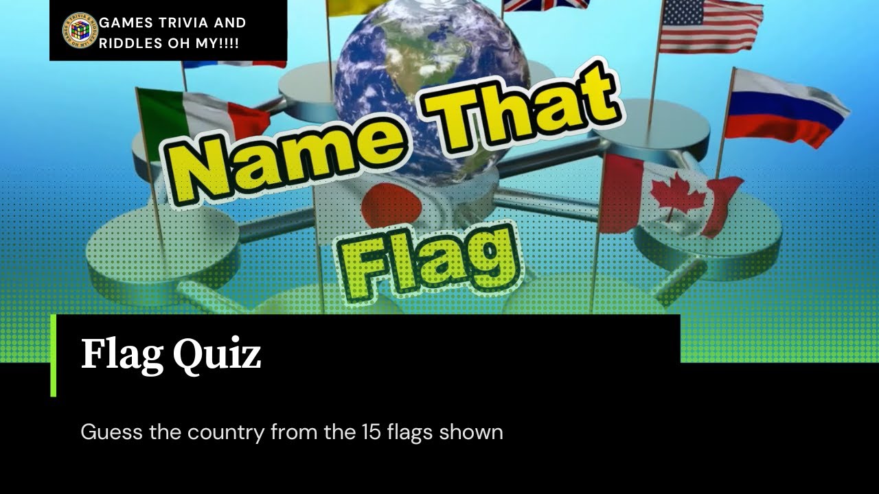 Geography Trivia: Identify the Country from its Flag ULTIMATE FLAG QUIZ ...