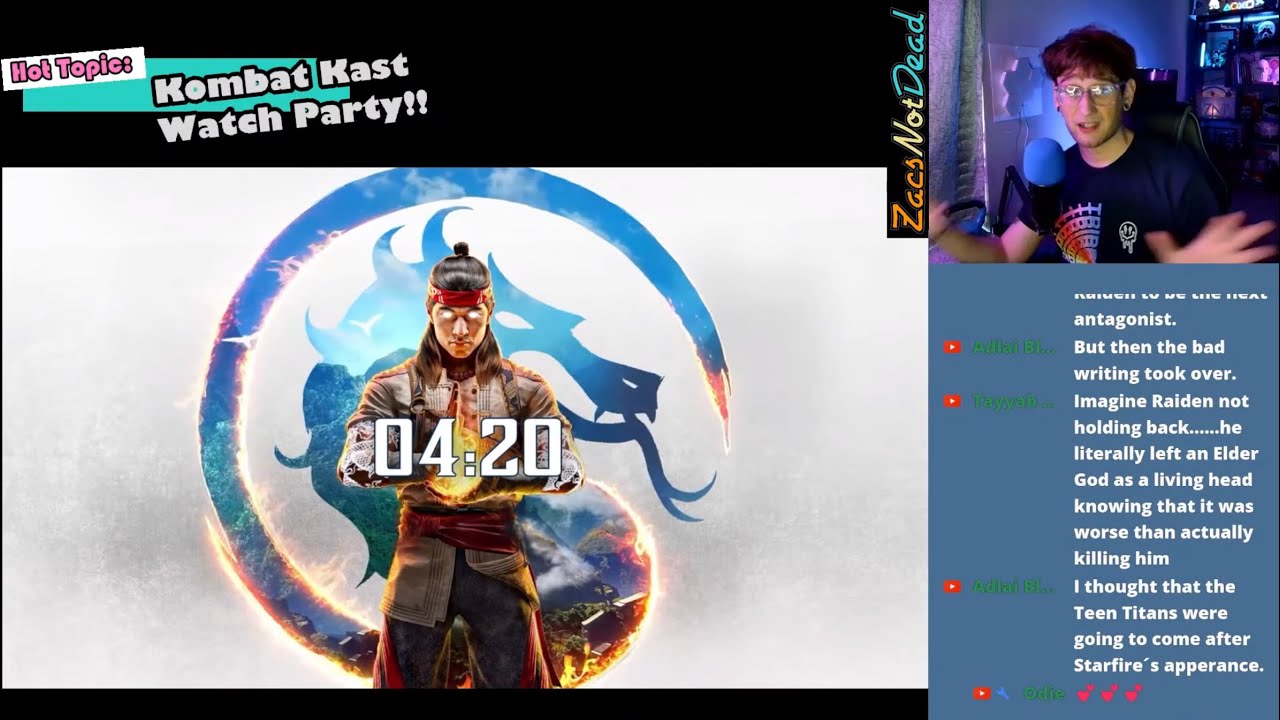 LIVE | Kombat Kast Watch Party! | MK Dev Team Fired By WB!?!?! | & More - YouTube