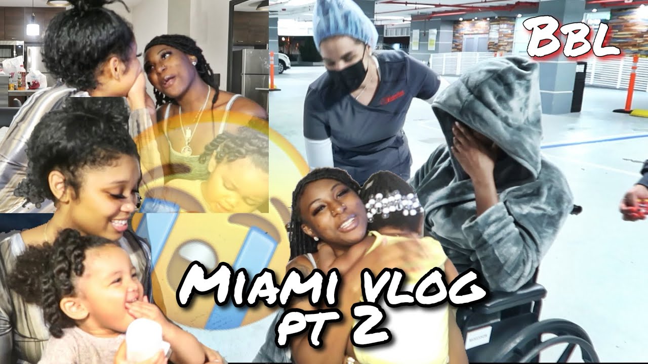 MIAMI VLOG part 2 SHE GOT HER BBL!! |itstammaria | - YouTube