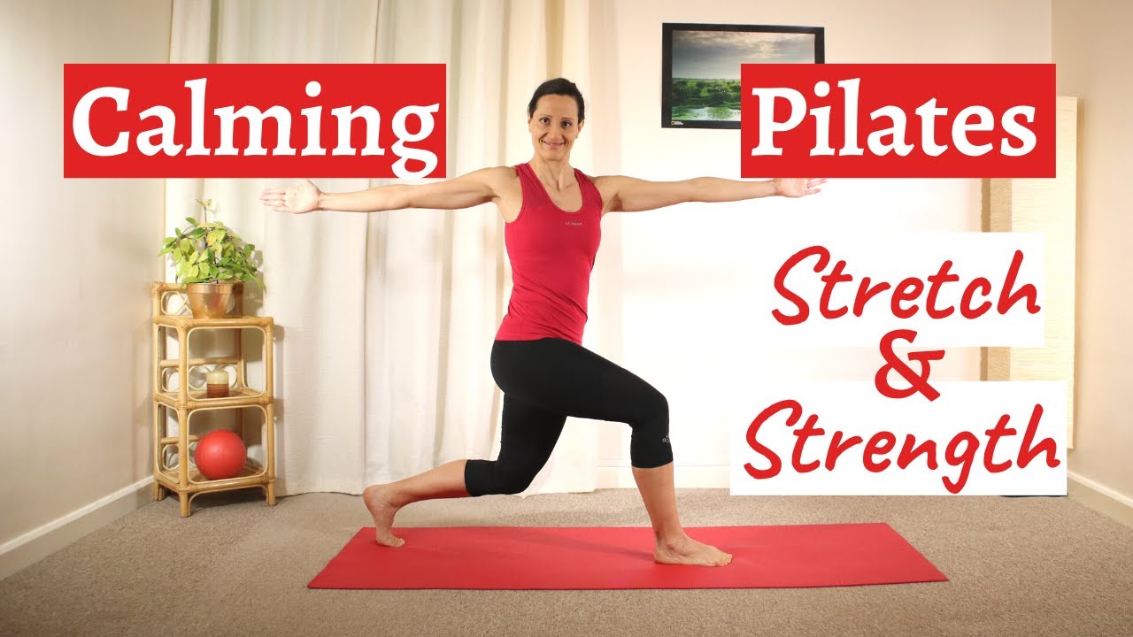 Calming Pilates Flow Routine | Relaxing 20 Min Stretch & Strength At ...