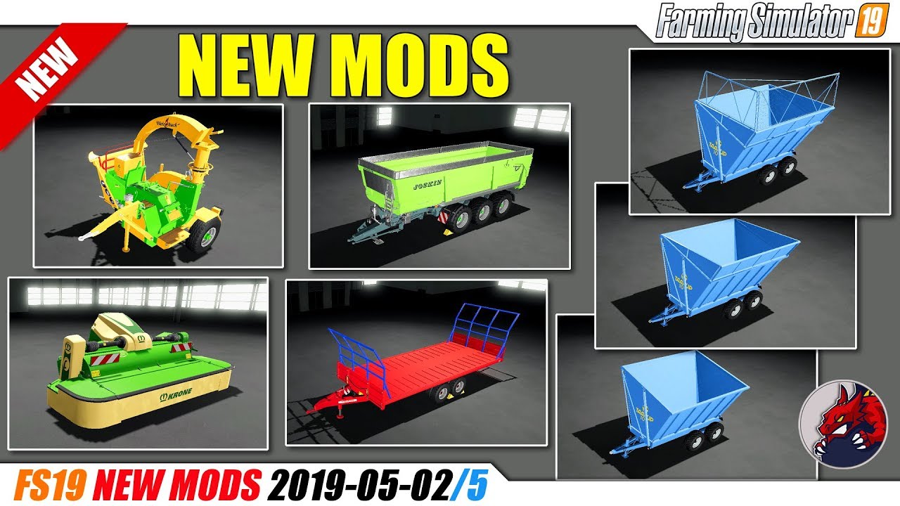 FS19 | New Mods (2019-05-02/5) - review - YouTube