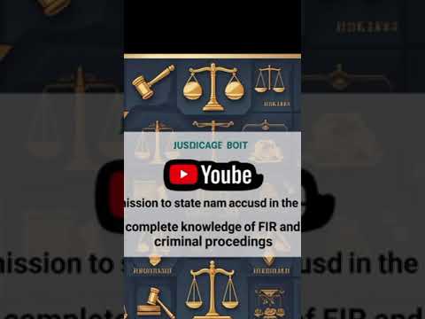 OMISSION TO STATE NAME OF THE ACCUSED | What is FIR | Criminal ...
