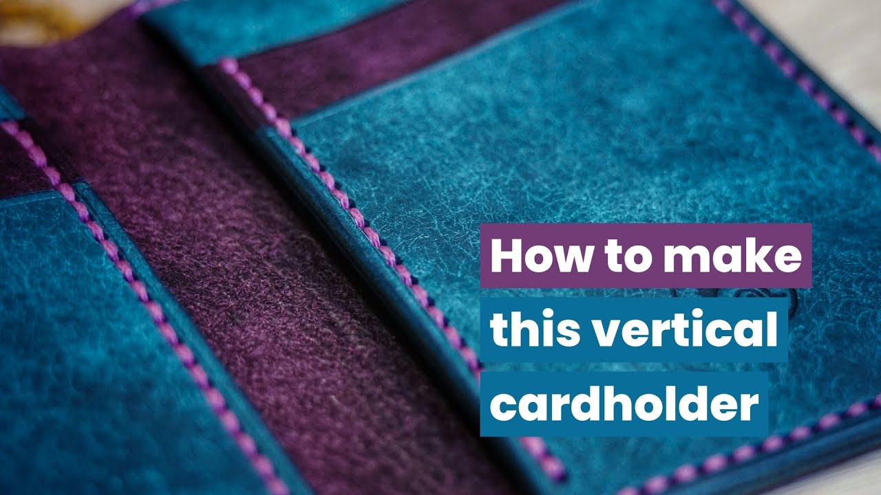 Making this classic vertical leather wallet to hold you cards. (PDF ...