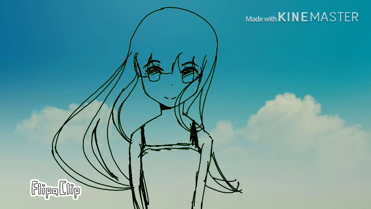 Animation Test : waving hair - YouTube