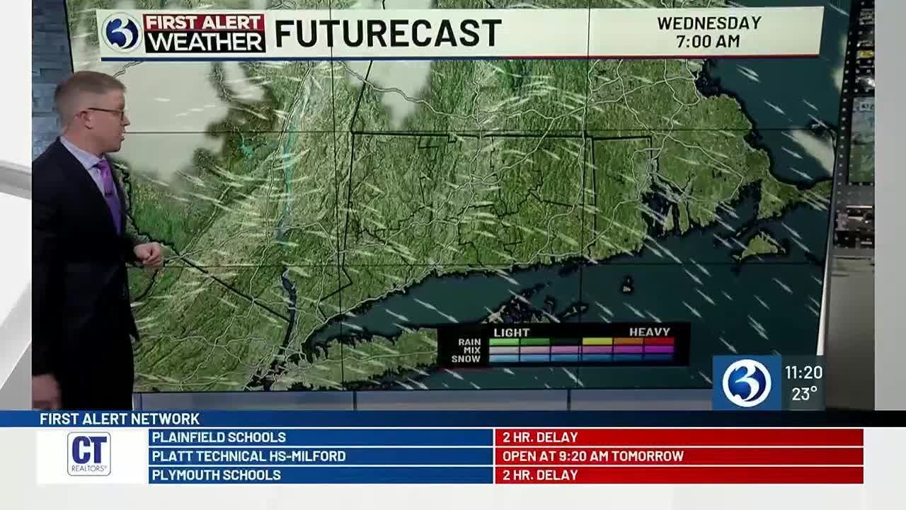 Technical Discussion: A First Alert for icy spots into early Wednesday ...