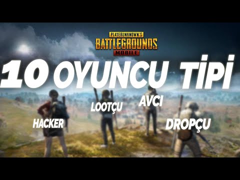 PUBG MOBILE EN SIK RASTLANAN 10 OYUNCU TİPİ -(Avcı, lootcu, taktikci, pusucu, hileci,dropcu...)