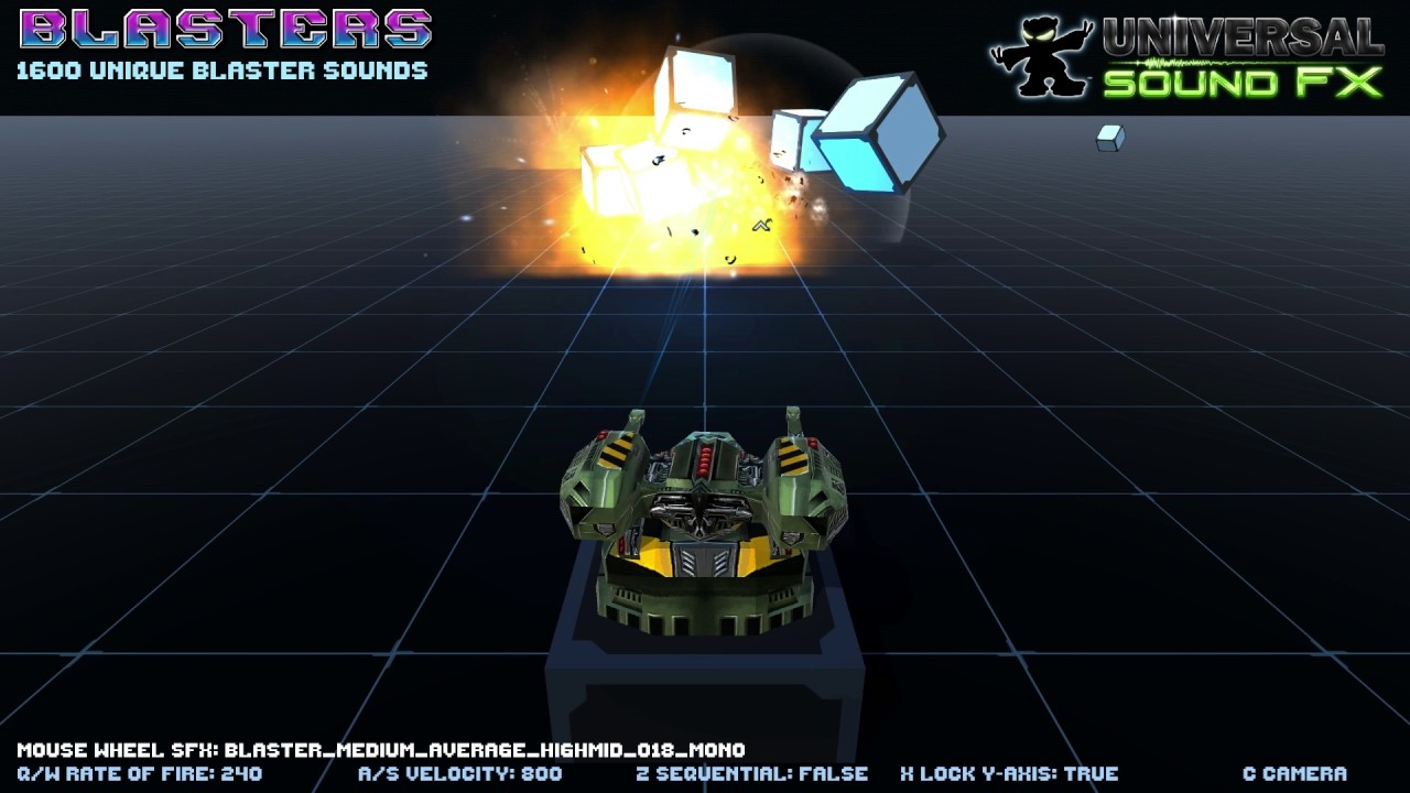 Blasters - Game-Ready Sound Pack - Demo 1 - YouTube