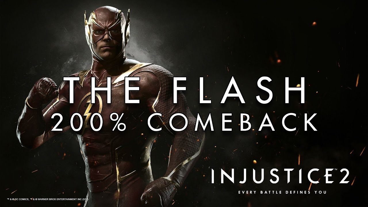 Injustice 2 - The Flash - 200% Comeback (by HoneyBee) - YouTube